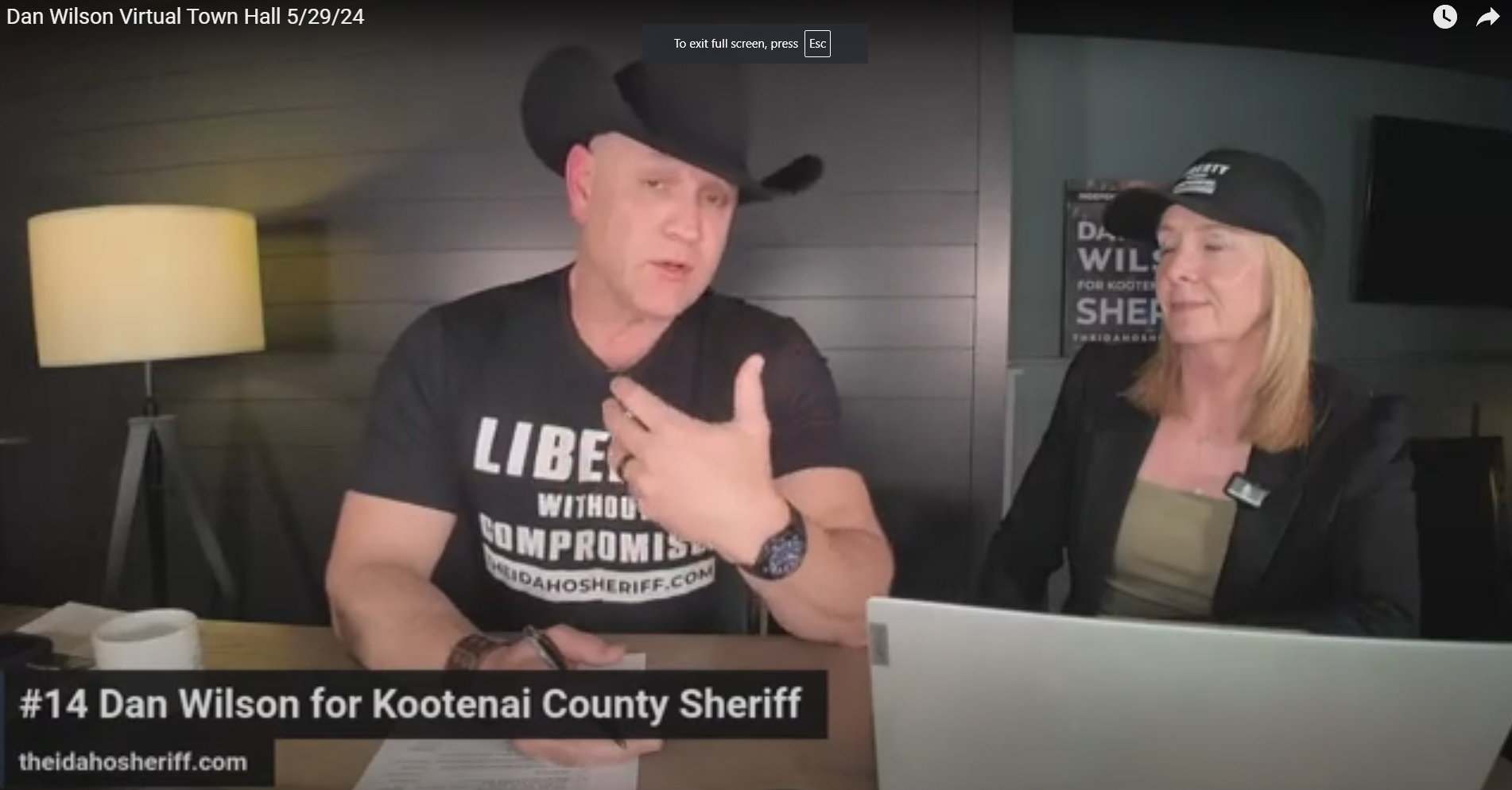 Dan Wilson Virtual Town Hall May 29, 22024 - Dan Wilson for Kootenai ...