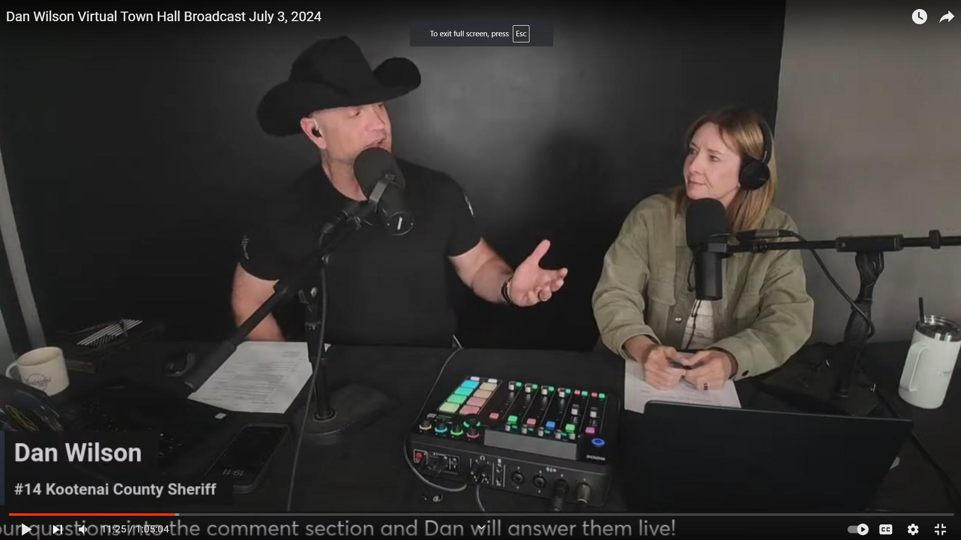 Dan Wilson Virtual Town Hall July 3, 2024 - Dan Wilson for Kootenai ...